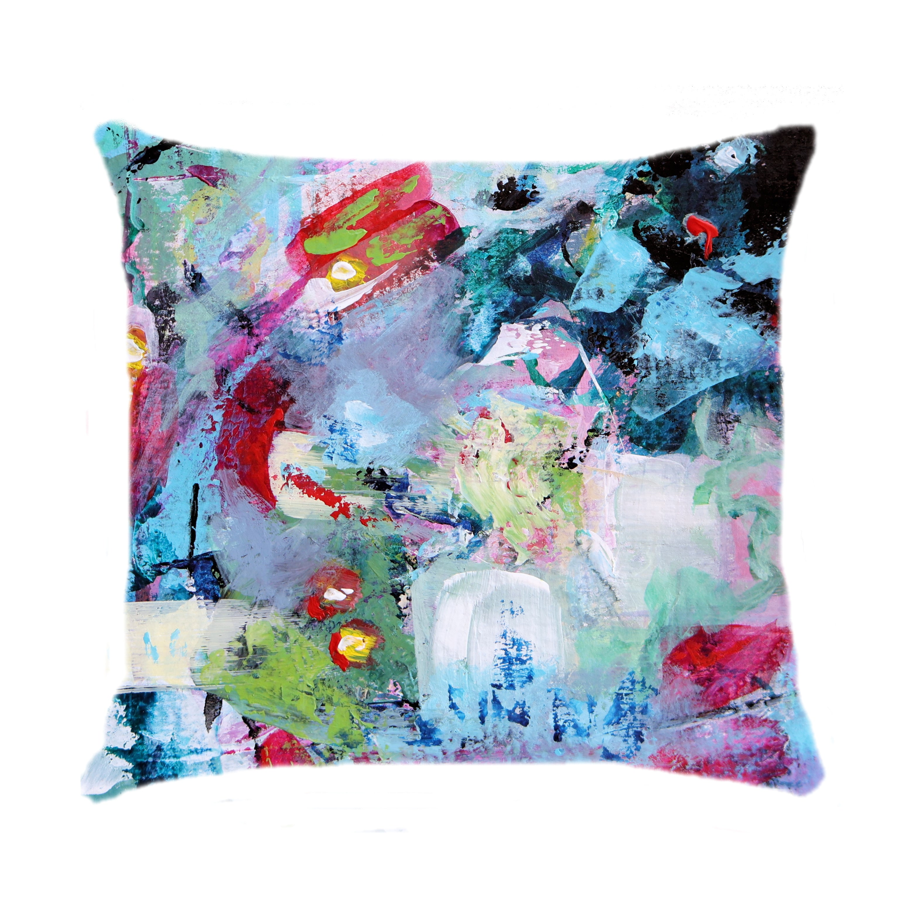 "Harmony in Hues" Cushion – Petra Groening Fine Art and Home Decor